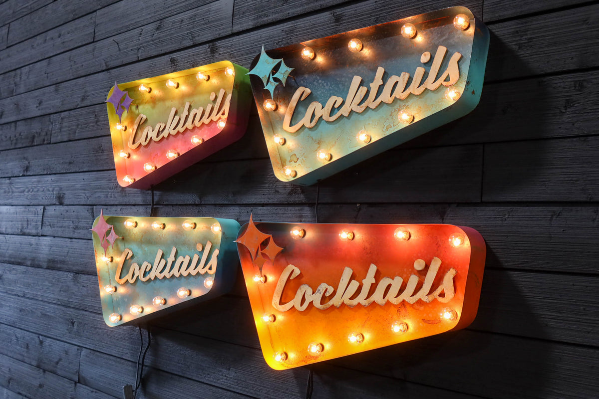 RETRO COCKTAILS SIGN – FosterWeld