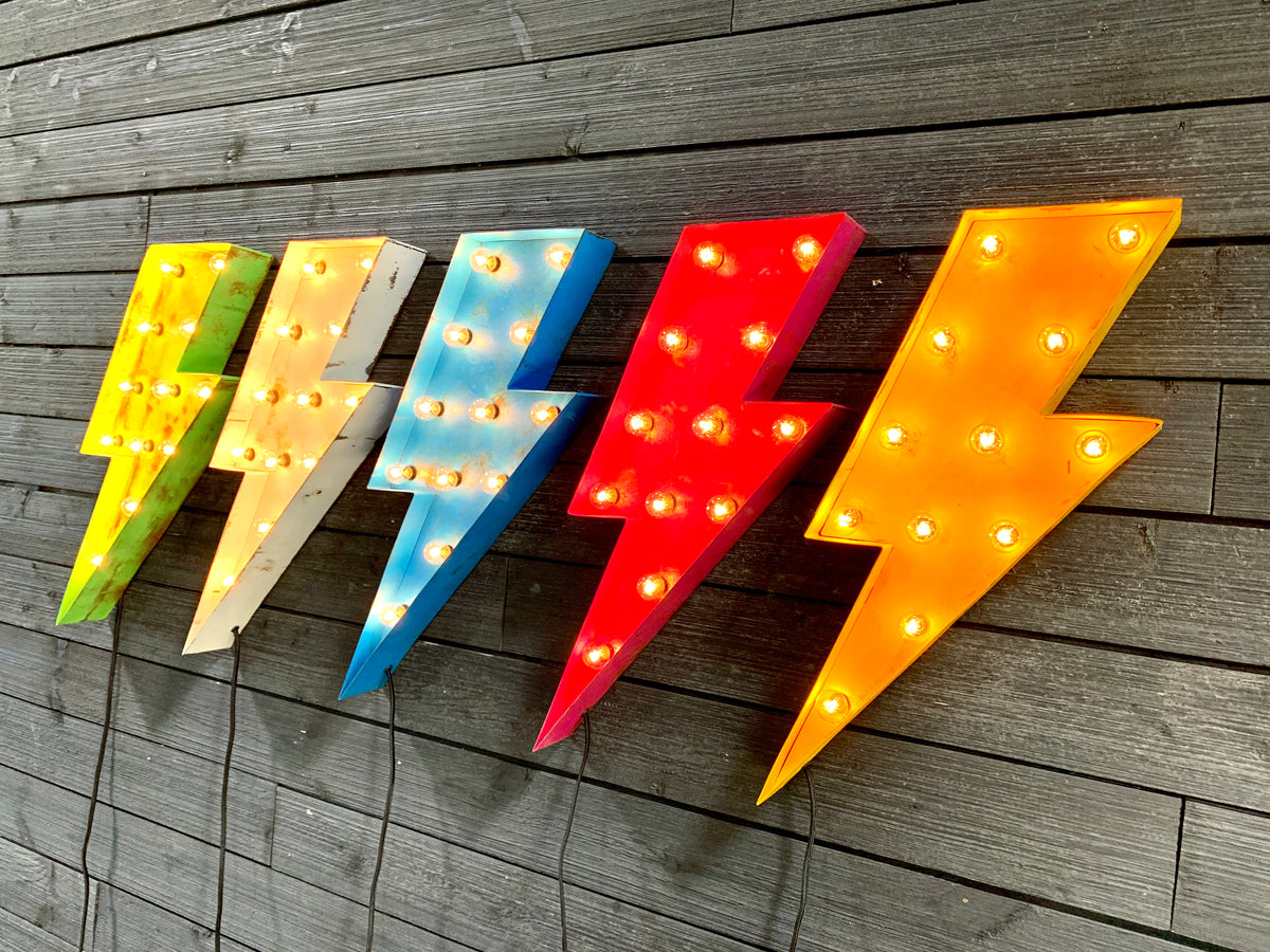 LIGHTNING BOLT MARQUEE SIGN – FosterWeld