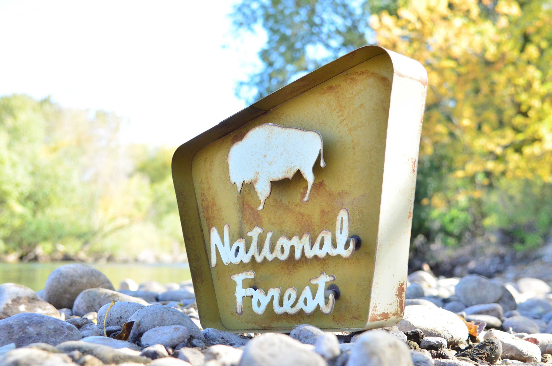 STACKED NATIONAL FOREST SIGN – FosterWeld