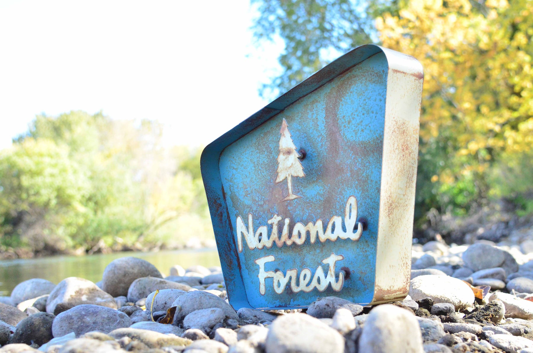 STACKED NATIONAL FOREST SIGN – FosterWeld