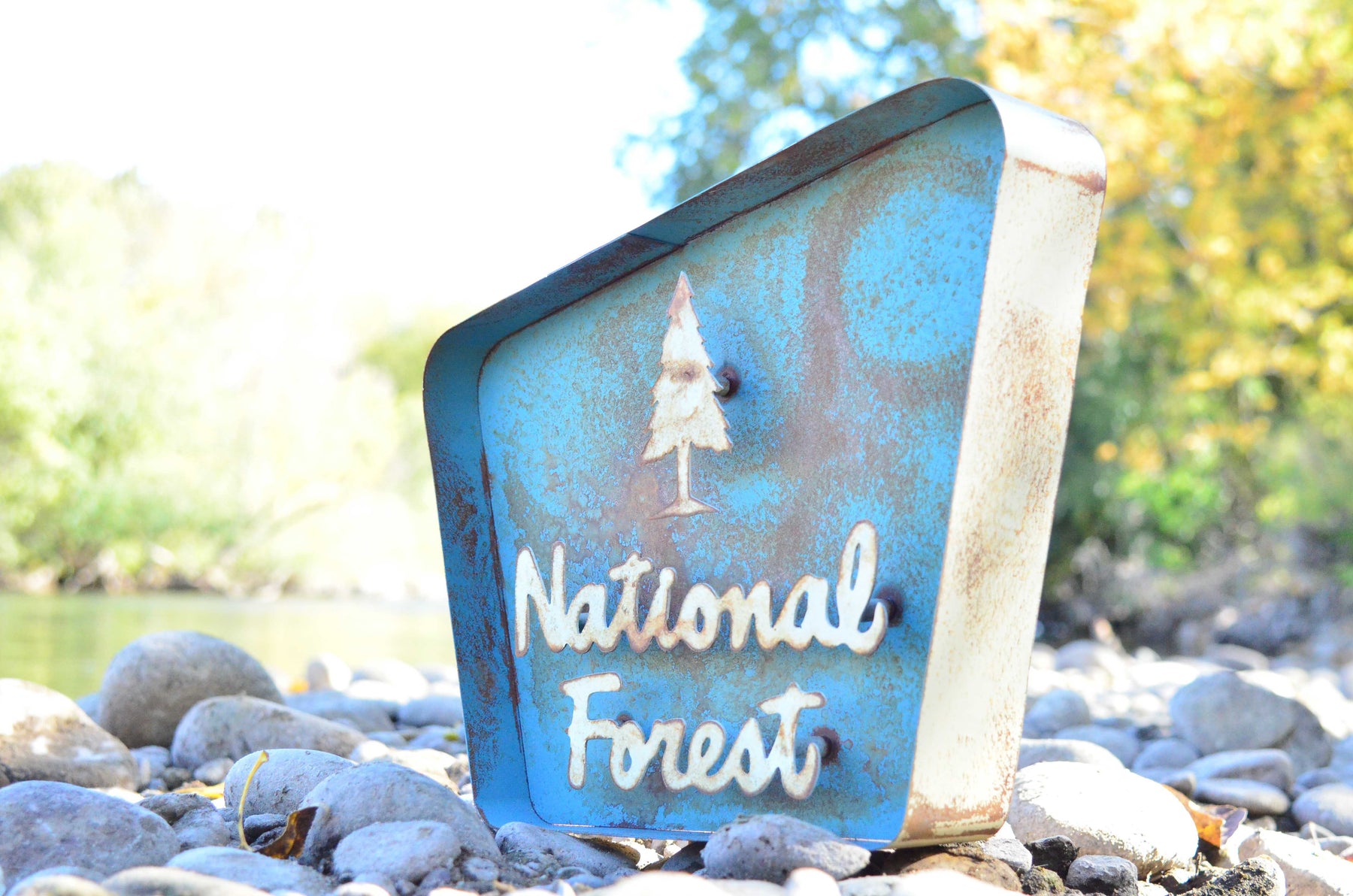 STACKED NATIONAL FOREST SIGN – FosterWeld