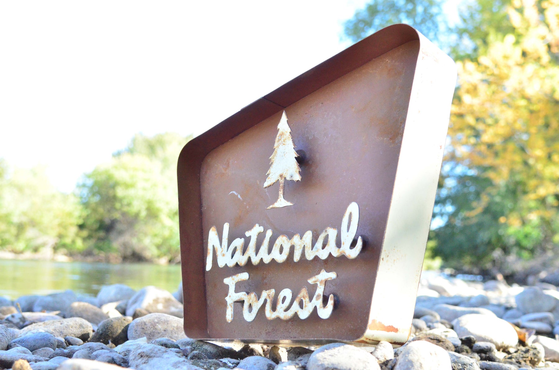 STACKED NATIONAL FOREST SIGN – FosterWeld